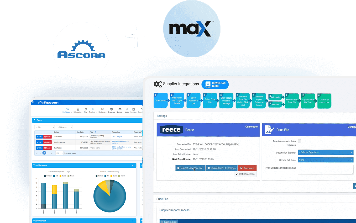 Ascora + Reece Max Integration